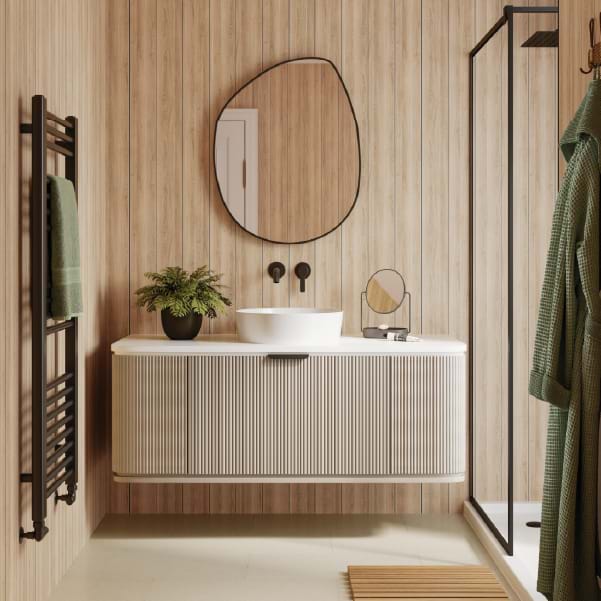 Shiplap Bleached Cuneo Oak - Naturepanel
